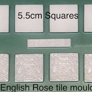 DIY 21/4 English Rose Chess Board Tile Moulds Manufacturers of Latex ...