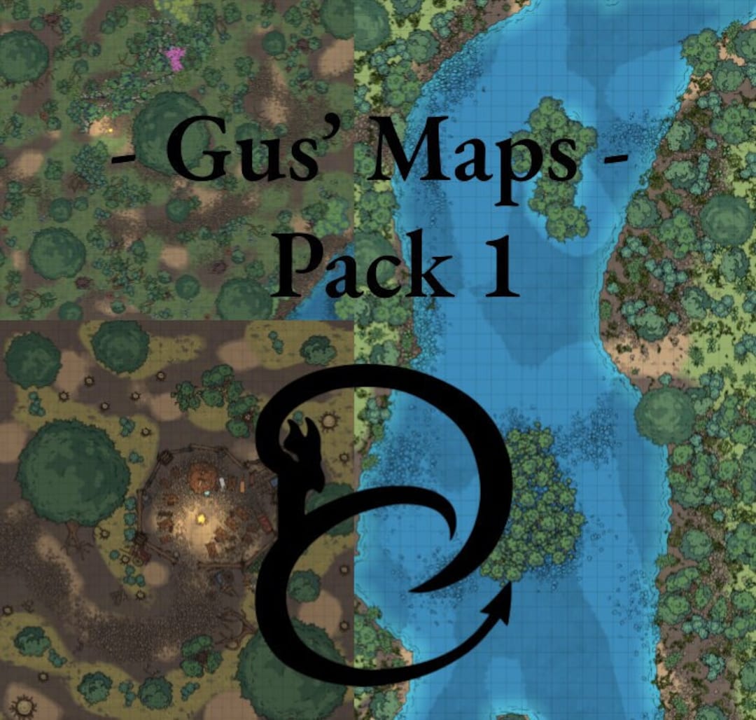 Gus' Maps - Pack 1 - HD Digital Maps (3) - Etsy