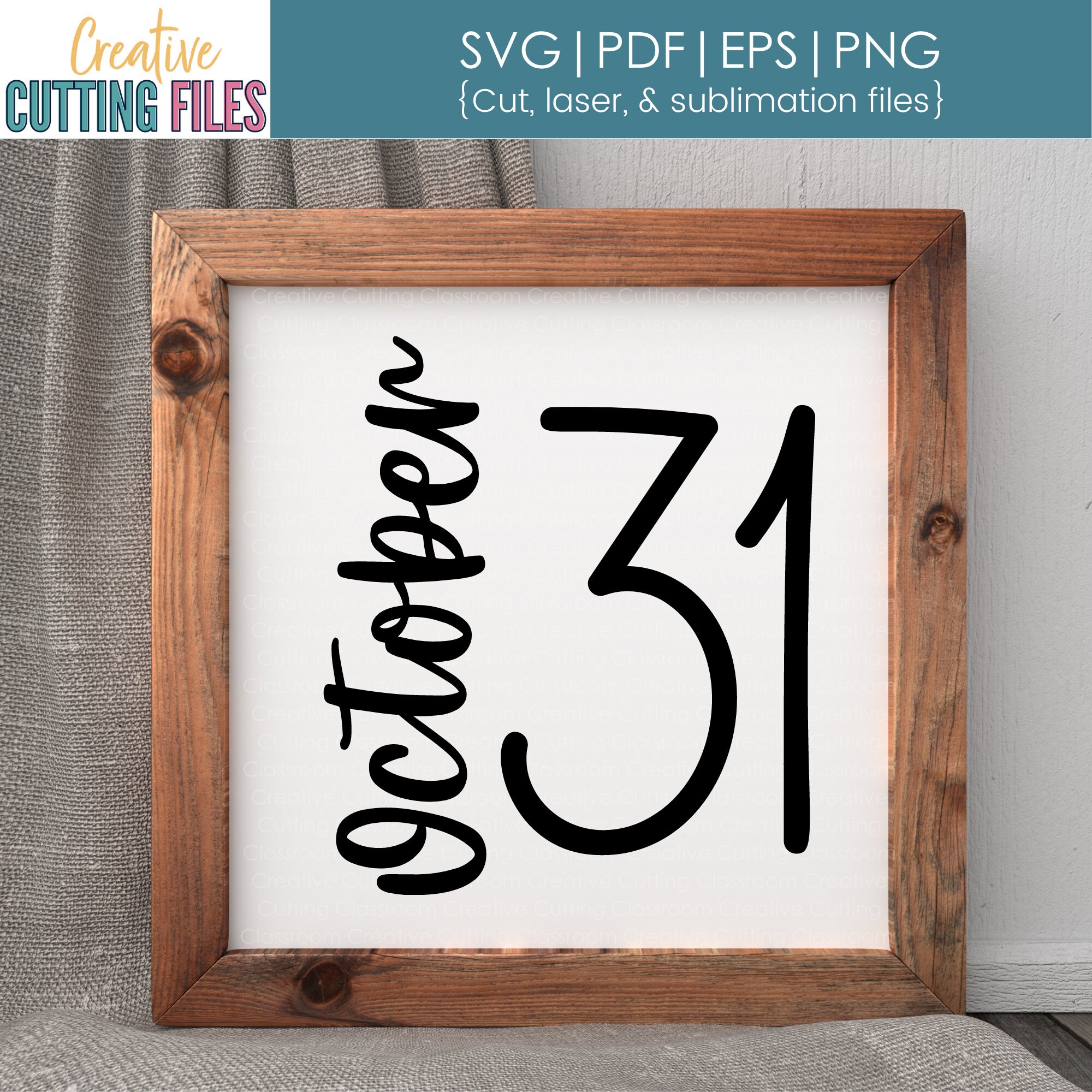 October 31 SVG - Halloween SVG - Halloween Cutting File - Cricut ...