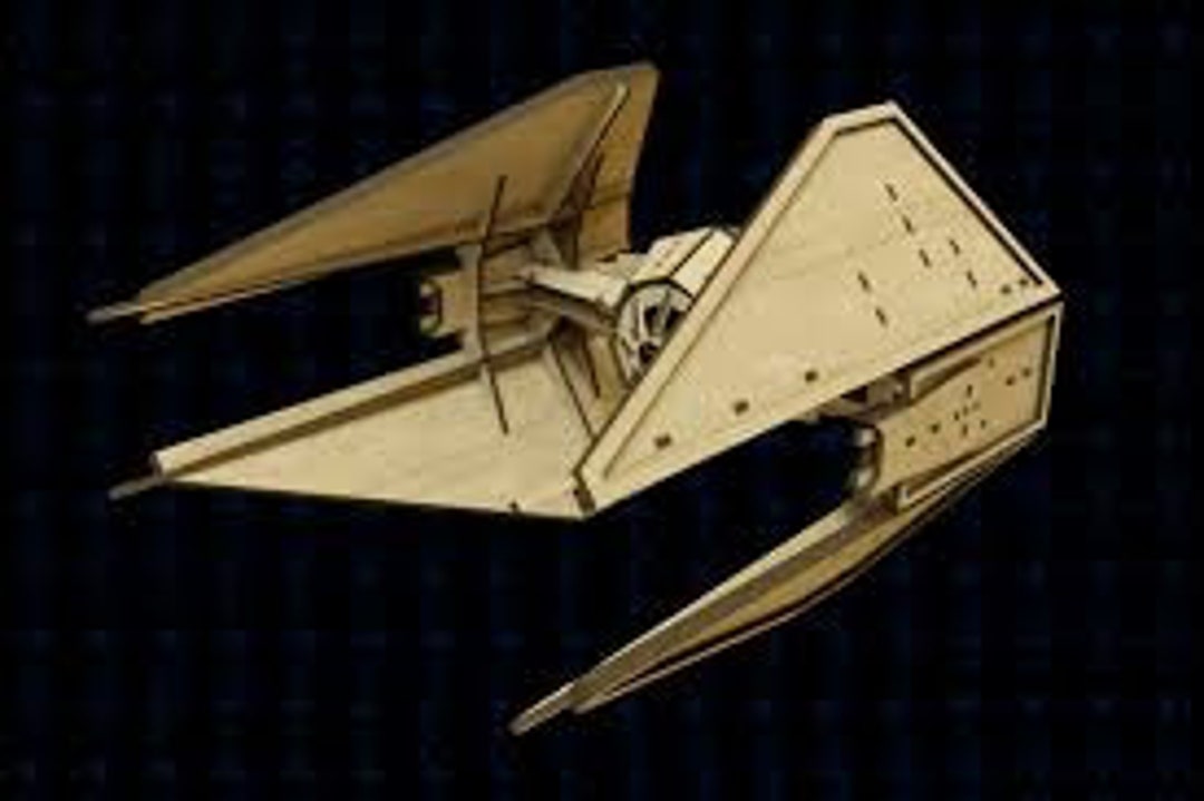 Star Wars Tie Fighter Interceptor SVG Laser Cut Files PDF Instructions ...