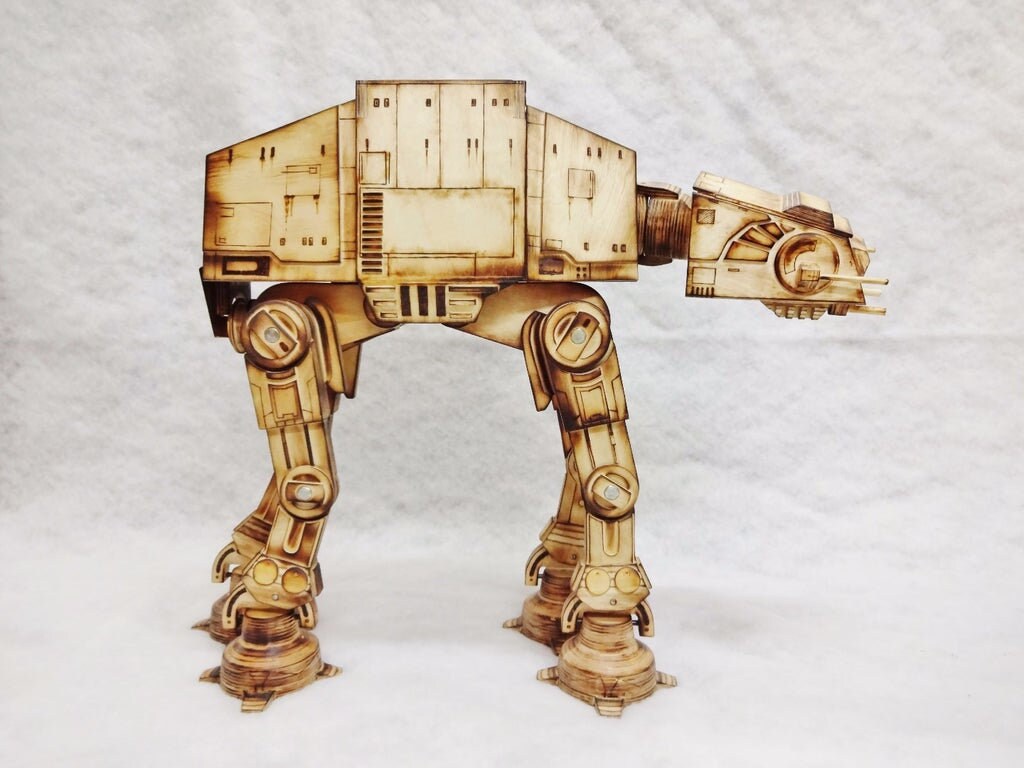 ATAT Star Wars SVG & DXF Laser Cut Files Vector Plans - Etsy Israel