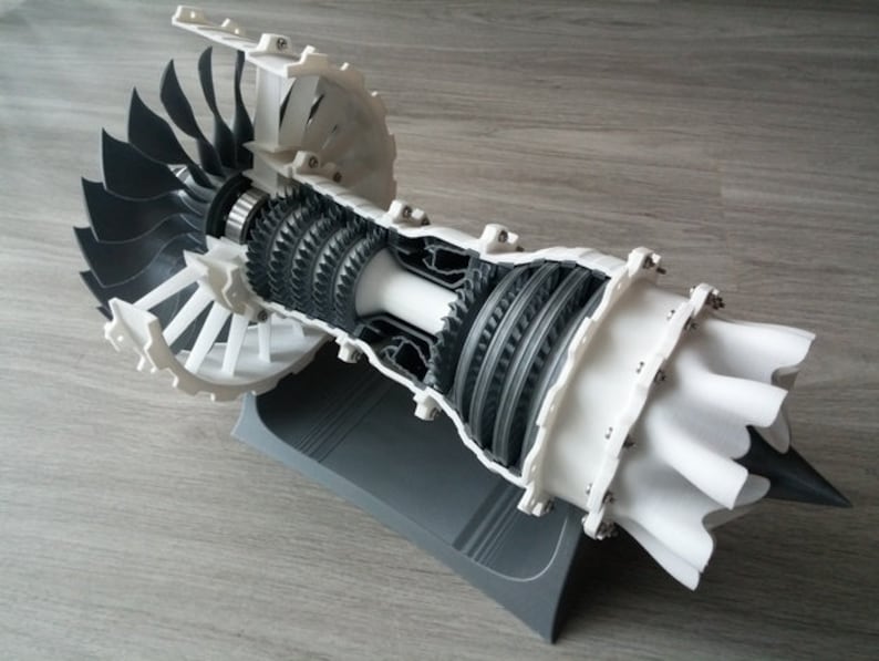 3d printed jet engine assembly guide: 3d printable jet engine – BHBY