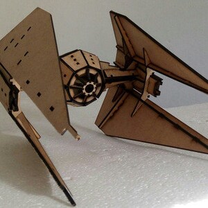 Star Wars Tie Fighter Interceptor SVG Laser Cut Files PDF Instructions ...