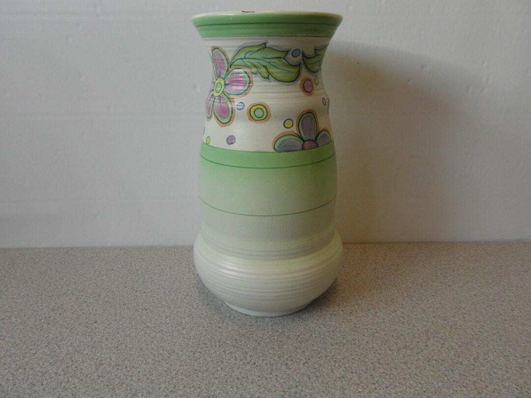 Royal Falcon Ware Ceramic Flower Vase Hand Painted - Etsy