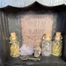 OOAK 1:12 Witch Apothecary Shelf, Includes Working Fireplace, Real ...