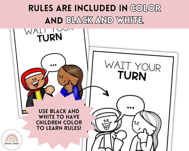 Speech Therapy Room Expectations and Rules Posters, Speech Room Decor ...