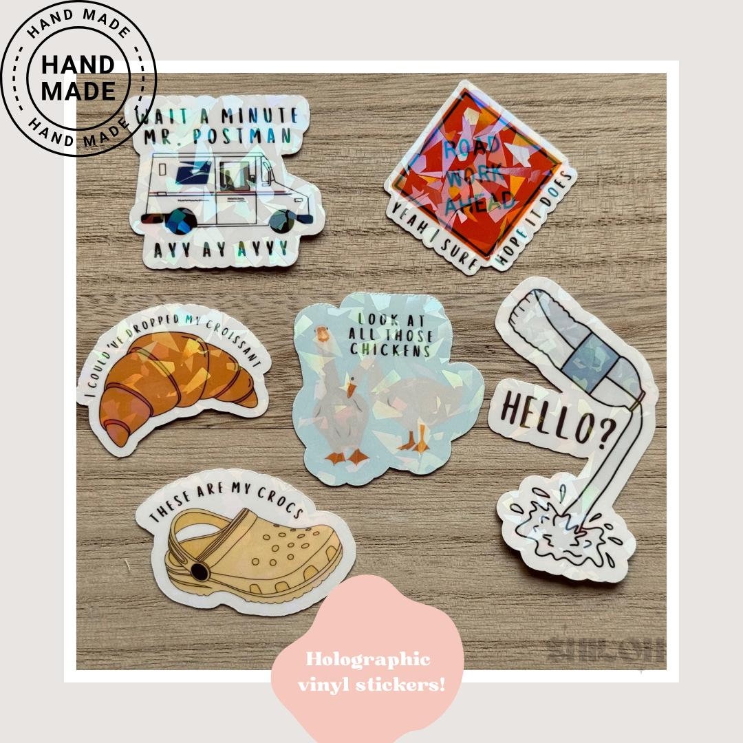 Vine Video Inspired Viral Funny Holographic Vinyl Stickers Set Car ...