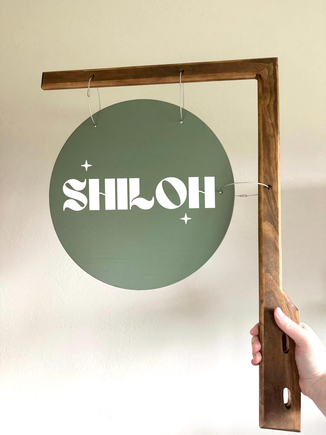 Magnetic Canopy Leg Tent Sign Holder Wooden Bracket Only, Sign Not ...