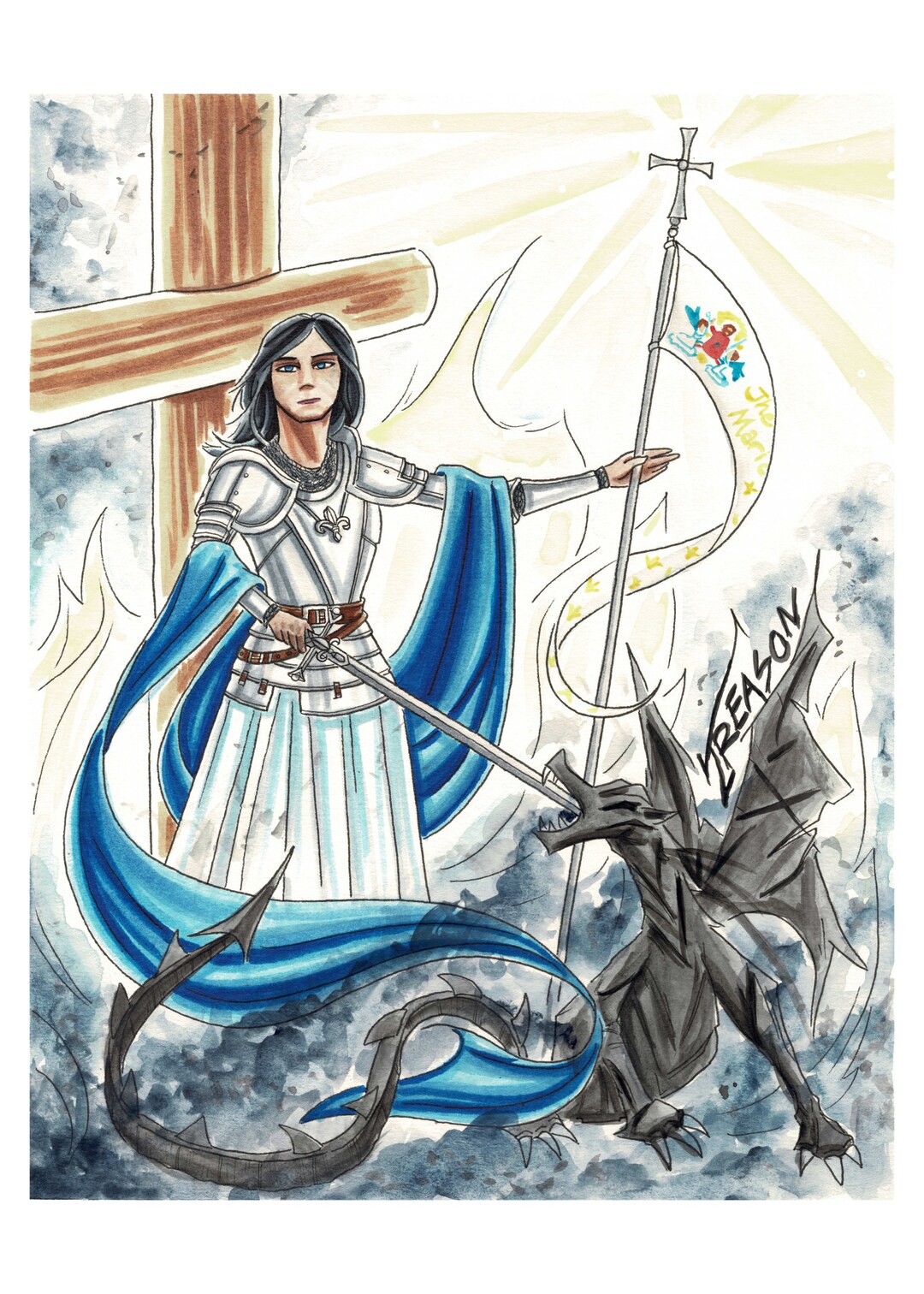 St. Joan of Arc, Nemesis of Treason - Etsy
