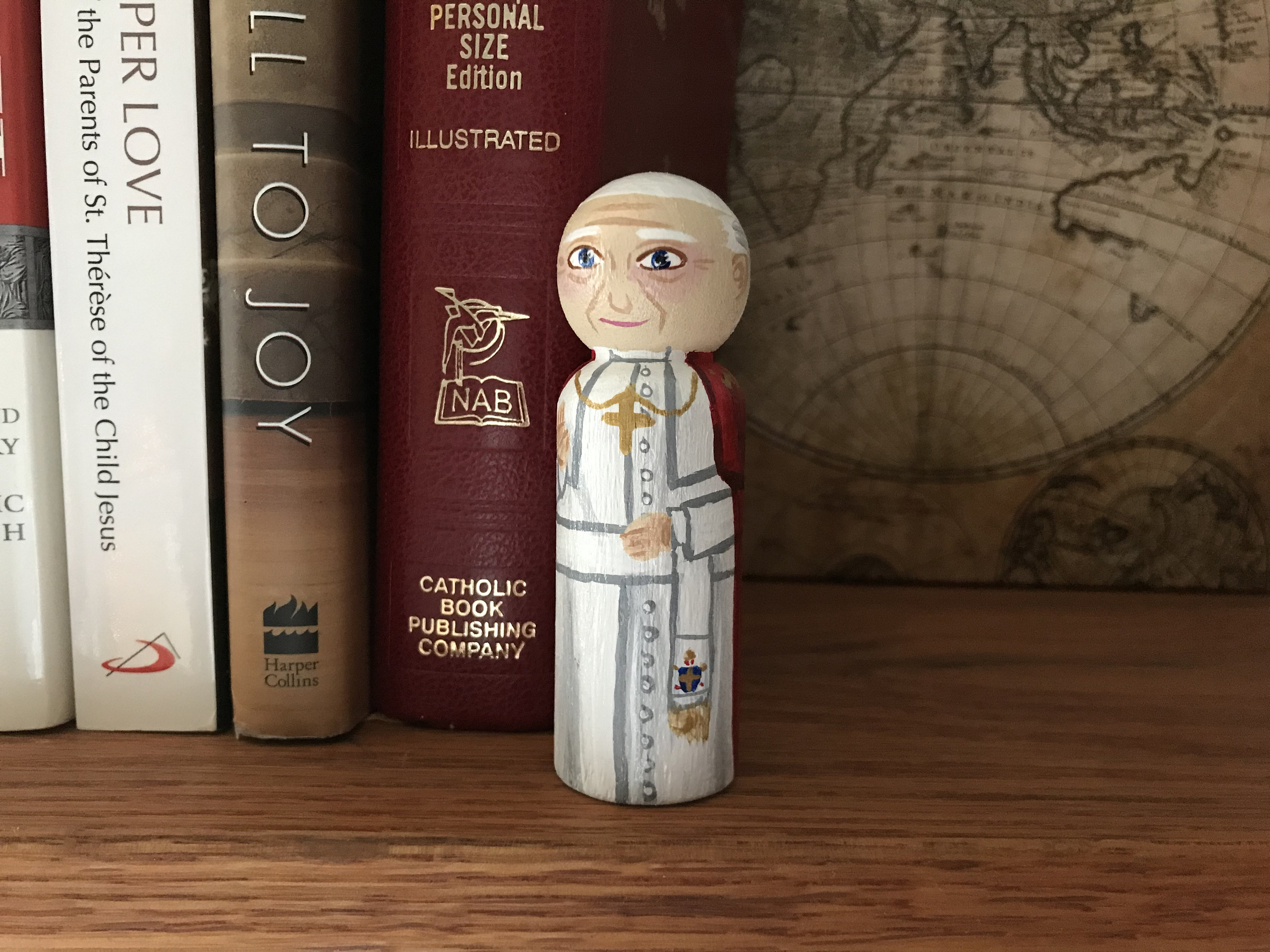 Custom Hand-painted Saint Peg Dolls - Etsy