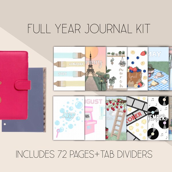 Bullet Journal Starter Kit - Etsy