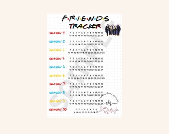 Friends Bullet Journal | Etsy