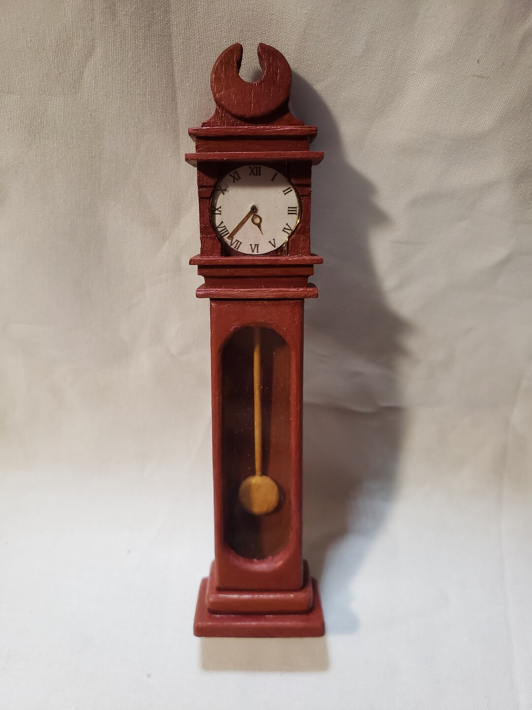 Dollhouse Miniatures - Grandfather Clock Decoration- Living Room Doll ...