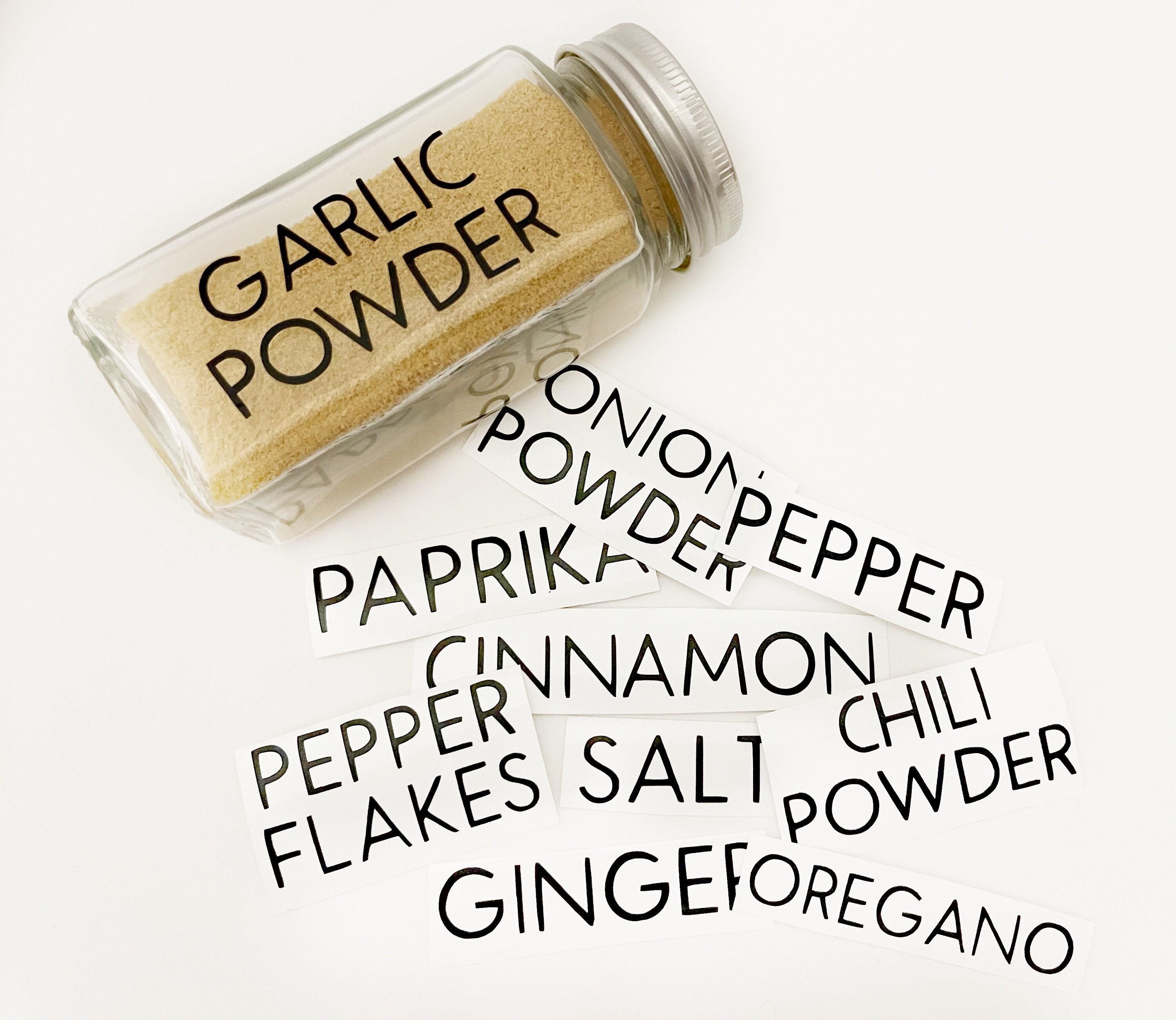 Vinyl Spice Jar Labels | Kitchen Organization | Pantry Organization ...