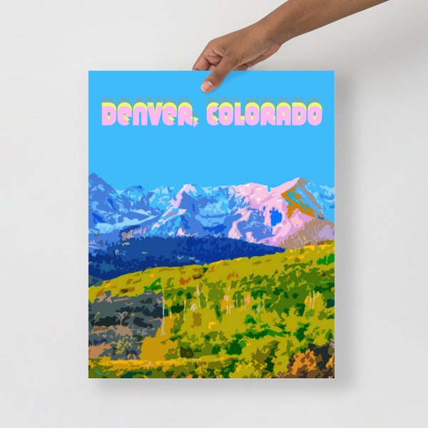 Colorado Front Range Poster - Etsy