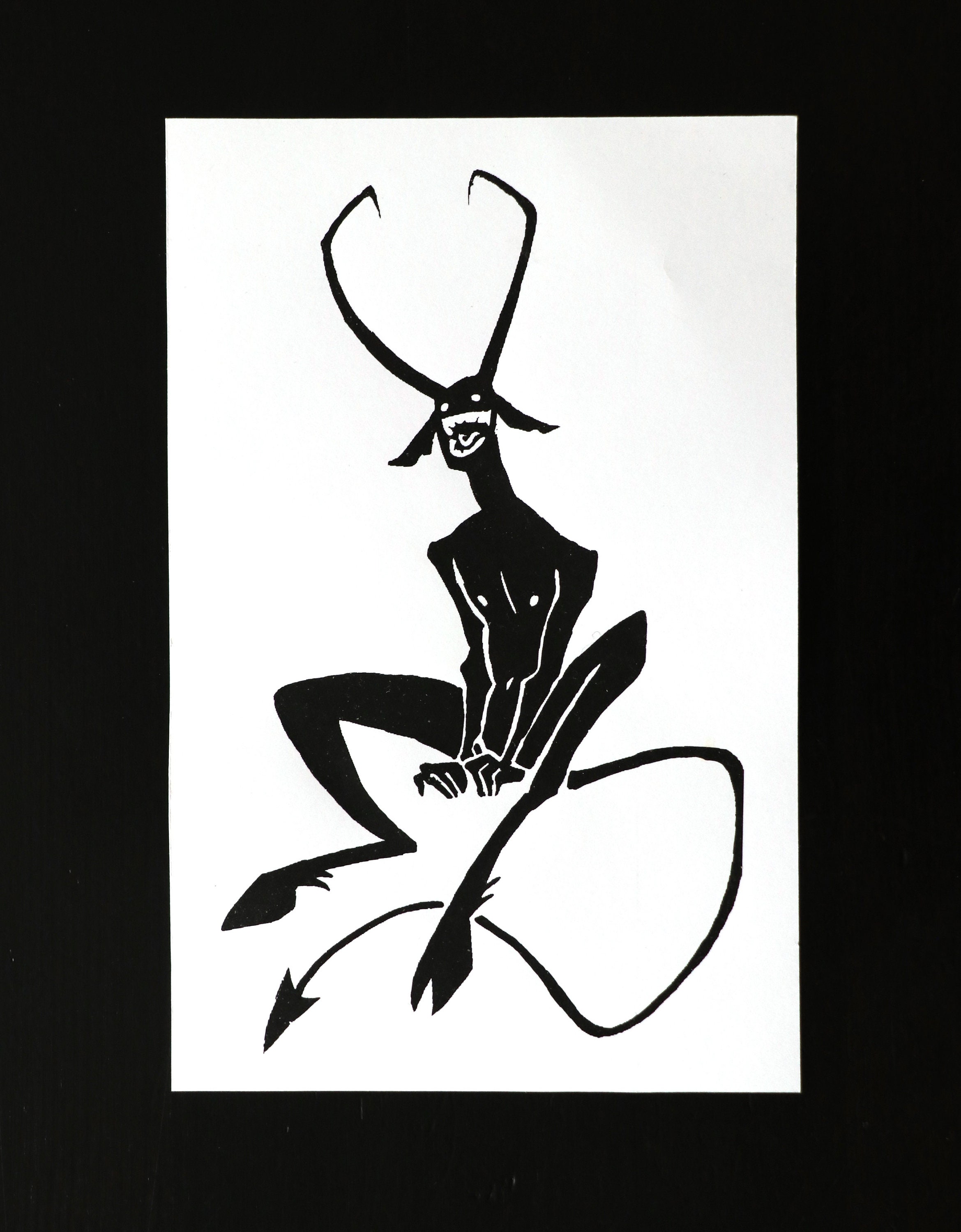 Little Devil Screen Print - Etsy