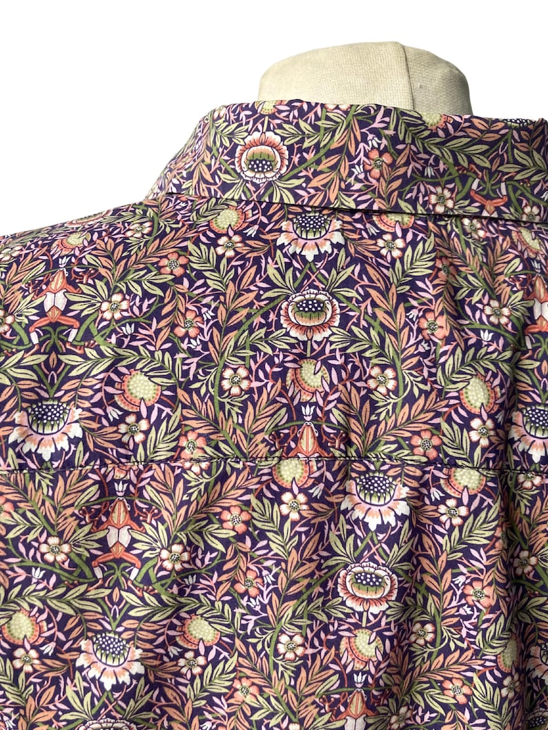 Liberty London Arts and Crafts William Morris 1990s Waterlilies Blouse ...