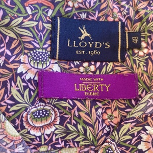 Liberty London Arts and Crafts William Morris 1990s Waterlilies Blouse ...