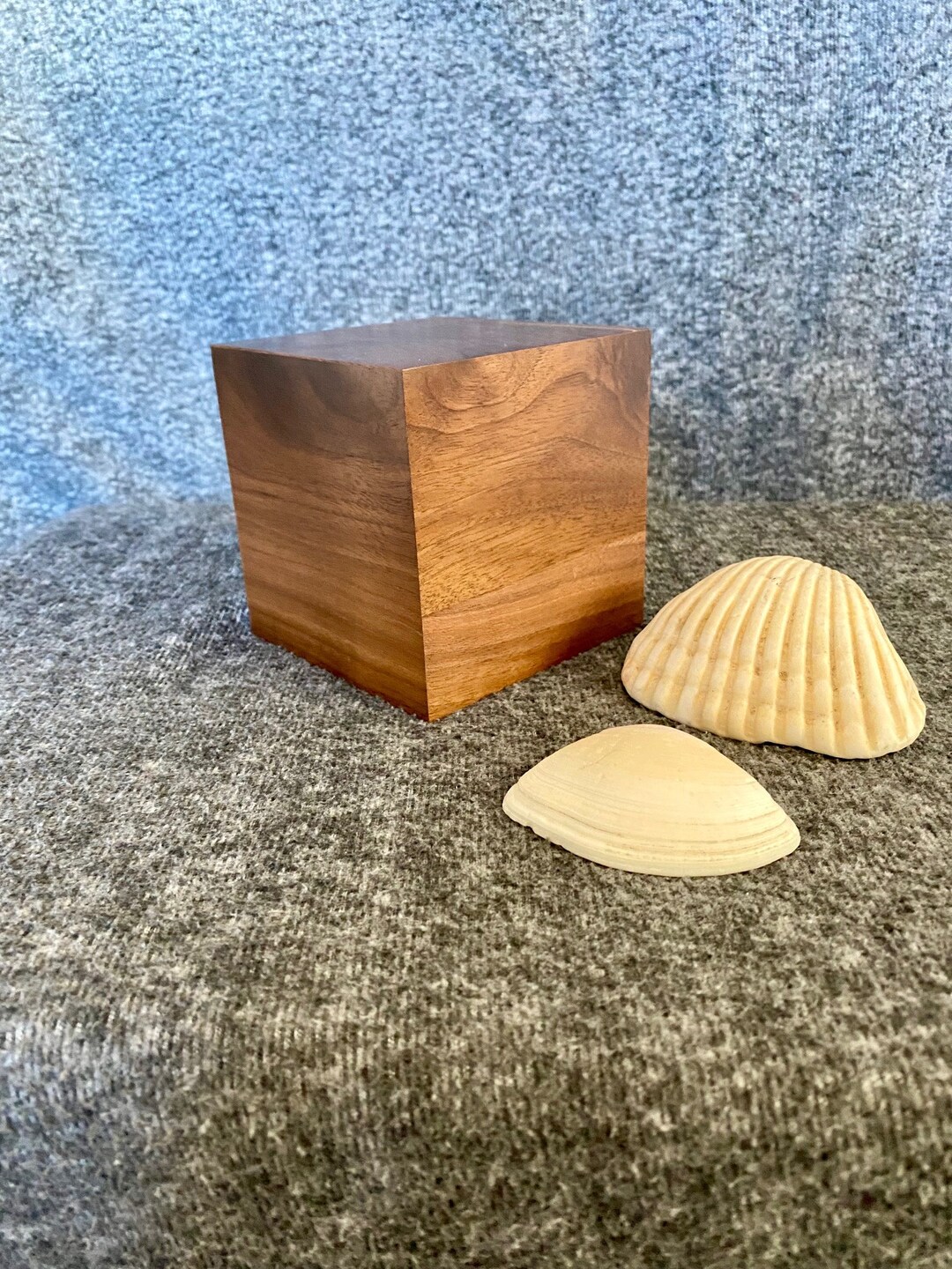 Black Walnut Cube Urn for Small Human or Pet Ashes, up to 20 Pounds - Etsy