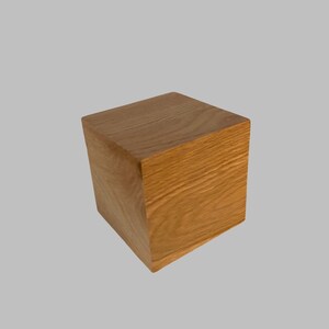 Oak Cube Urn for Small Human or Pet Ashes, up to 20 Pounds - Etsy