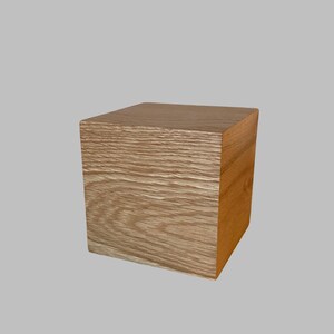 Oak Cube Urn for Small Human or Pet Ashes, up to 20 Pounds - Etsy