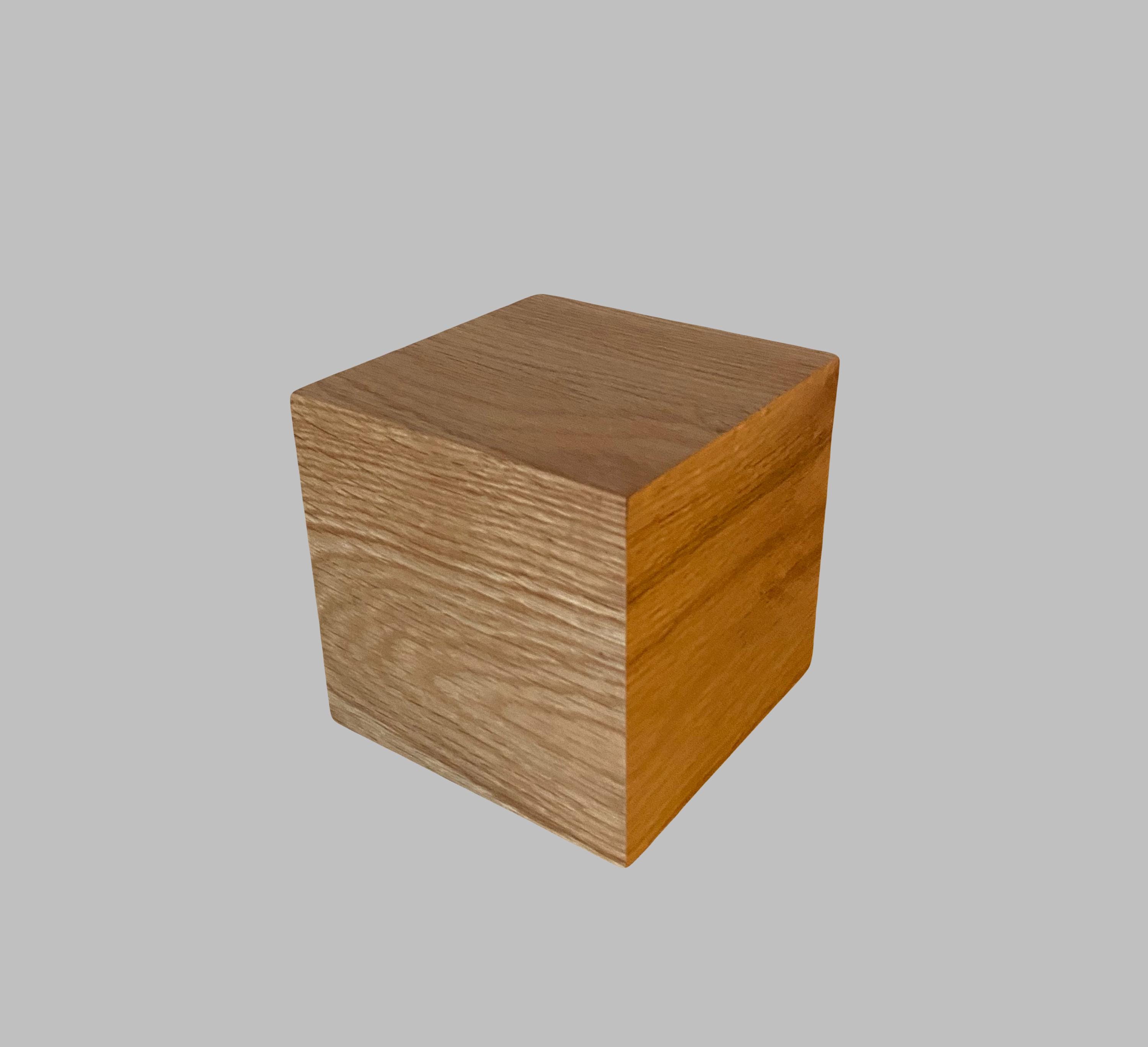 Oak Cube Urn for Small Human or Pet Ashes, up to 20 Pounds - Etsy