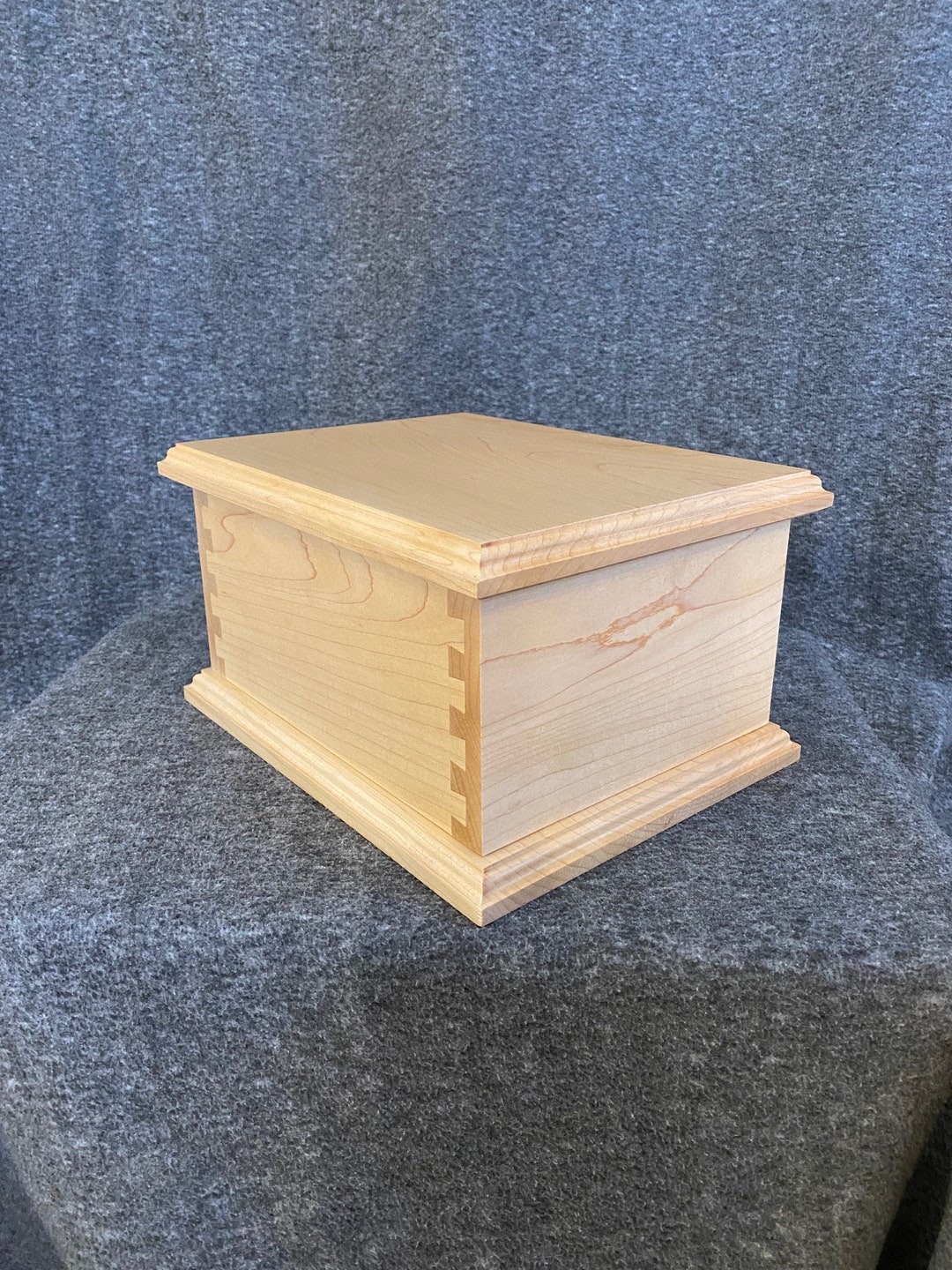 Maple Dovetail Urn for Adult Human Ashes, up to 230 Pounds - Etsy