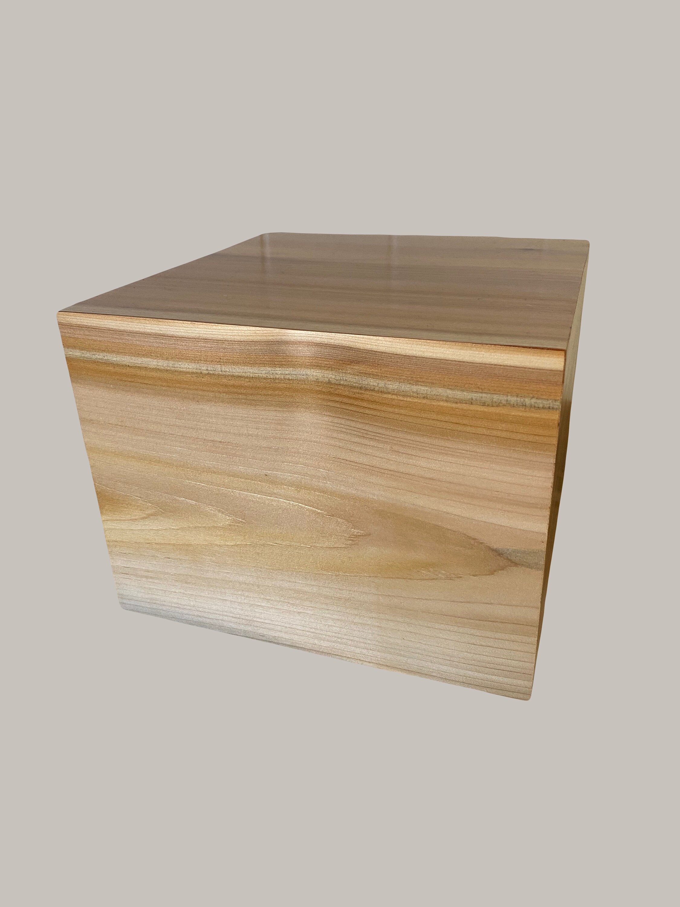 Rustic Cedar Minimalist Urn for Adult Human Ashes, up to 200 Pounds - Etsy