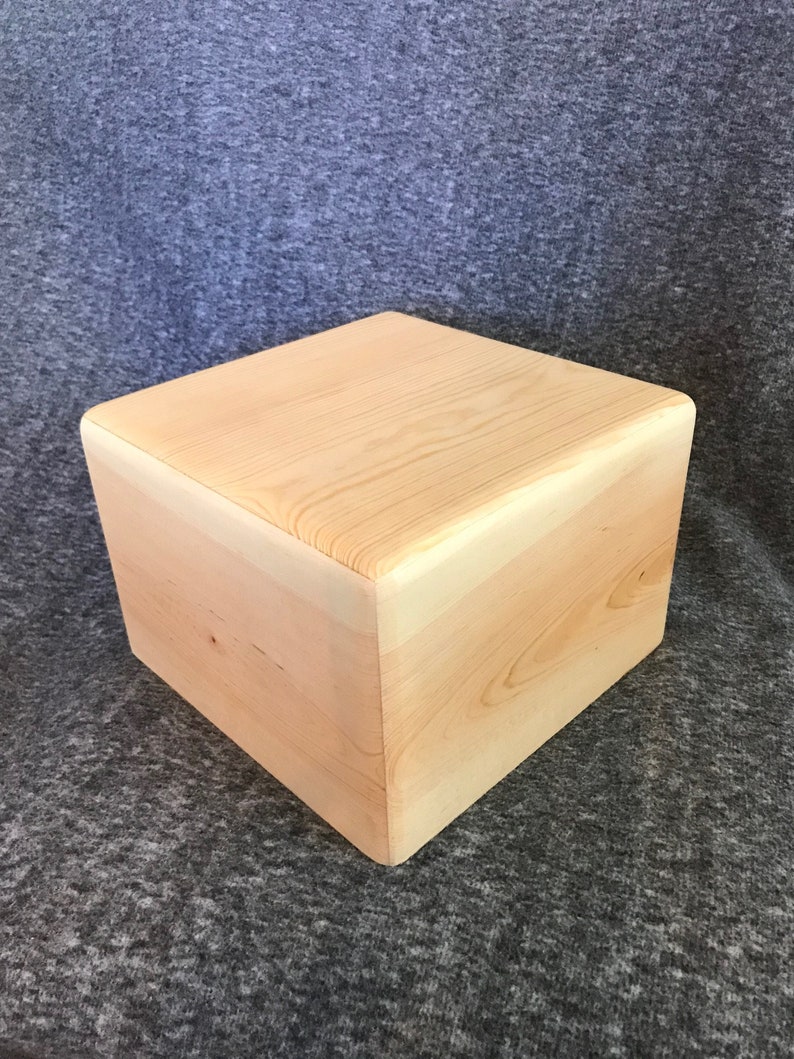 Minimalist Urn-pine With Rounded Edges, for Adult Human Ashes, up to ...