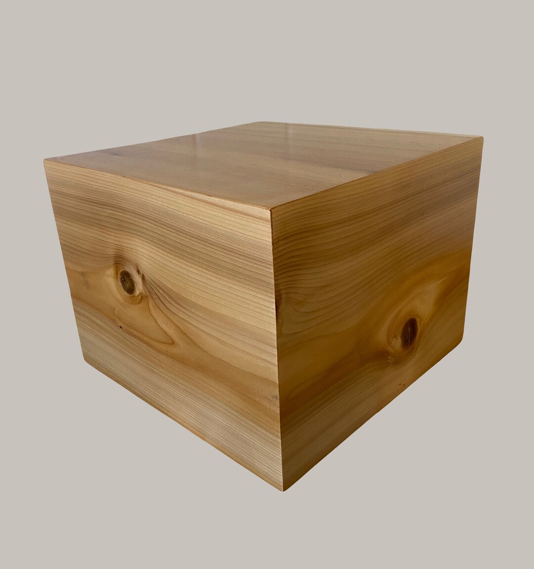 Rustic Cedar Minimalist Urn for Adult Human Ashes, up to 200 Pounds - Etsy