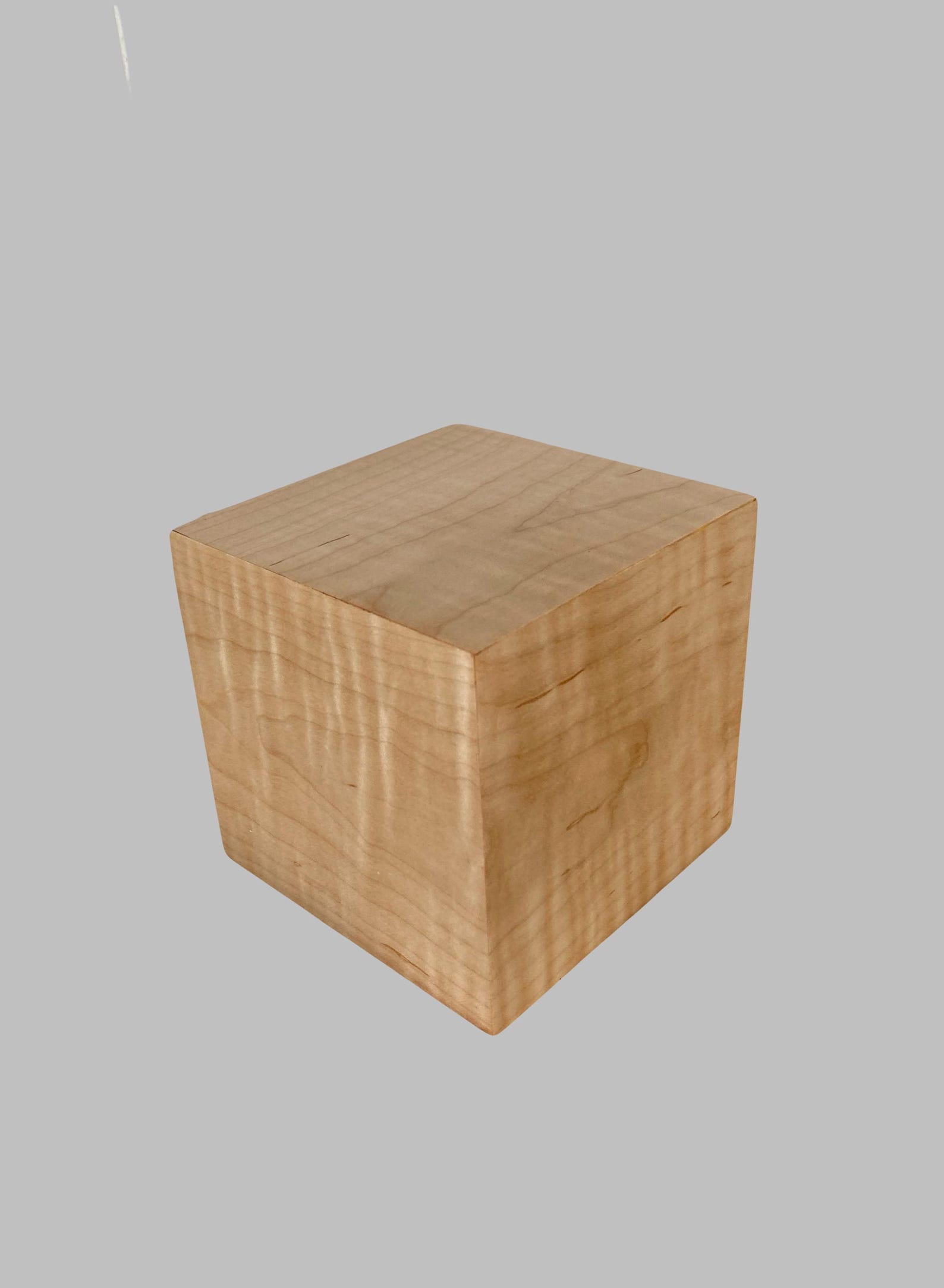 Curly Maple Cube Urn for Small Human or Pet Ashes, up to 20 Pounds - Etsy
