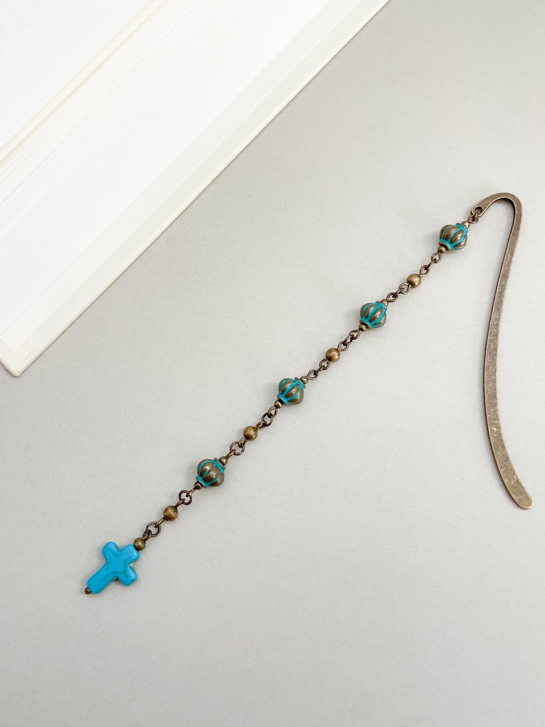 Beaded Bookmark, Hook Bookmark, Book Lover Gift Idea, Antique Good ...