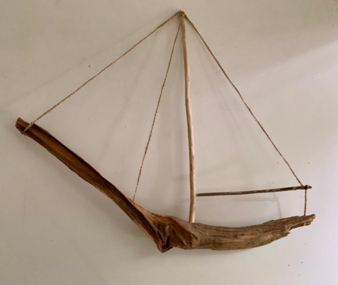 Flotsam and Jetsam Sailing Ship Driftwood Sailing Boat Driftwood Art 3D ...