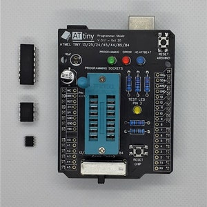 DIY Arduino Shield Attiny Programming AVR Programmer With FREE SOP8 ...