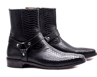 Python Skin Boots | Etsy