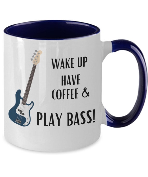Kitchen & Dining Coffee Cup for Bassists Funny Bass Coffee Cup Bass ...