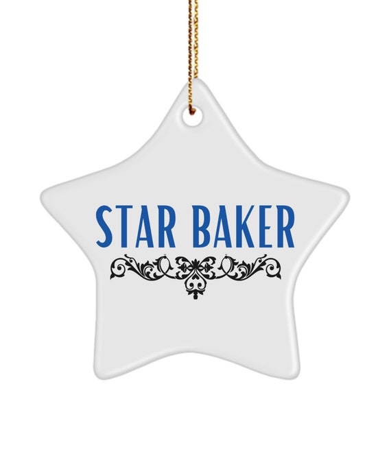 Star Baker Ornament the Great British Bake Off GBBO Star - Etsy