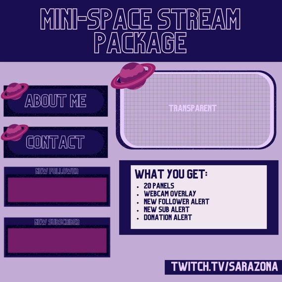 Mini-space Stream Package | Etsy
