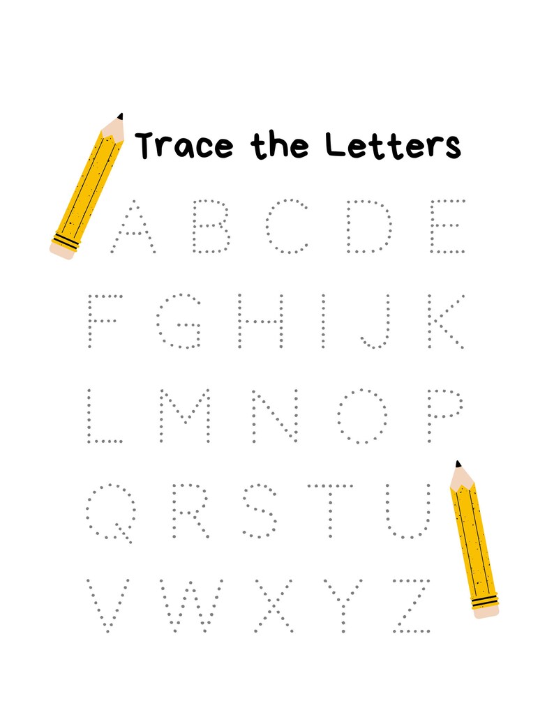 A-Z Letter Tracing Worksheets PDF – 85-page Alphabet Handwriting ...