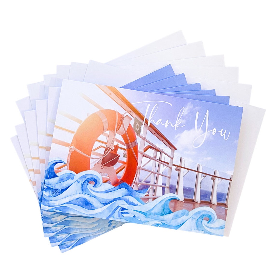 Cruise Staff Thank You Cards: Set of 6 With Envelopes - Etsy
