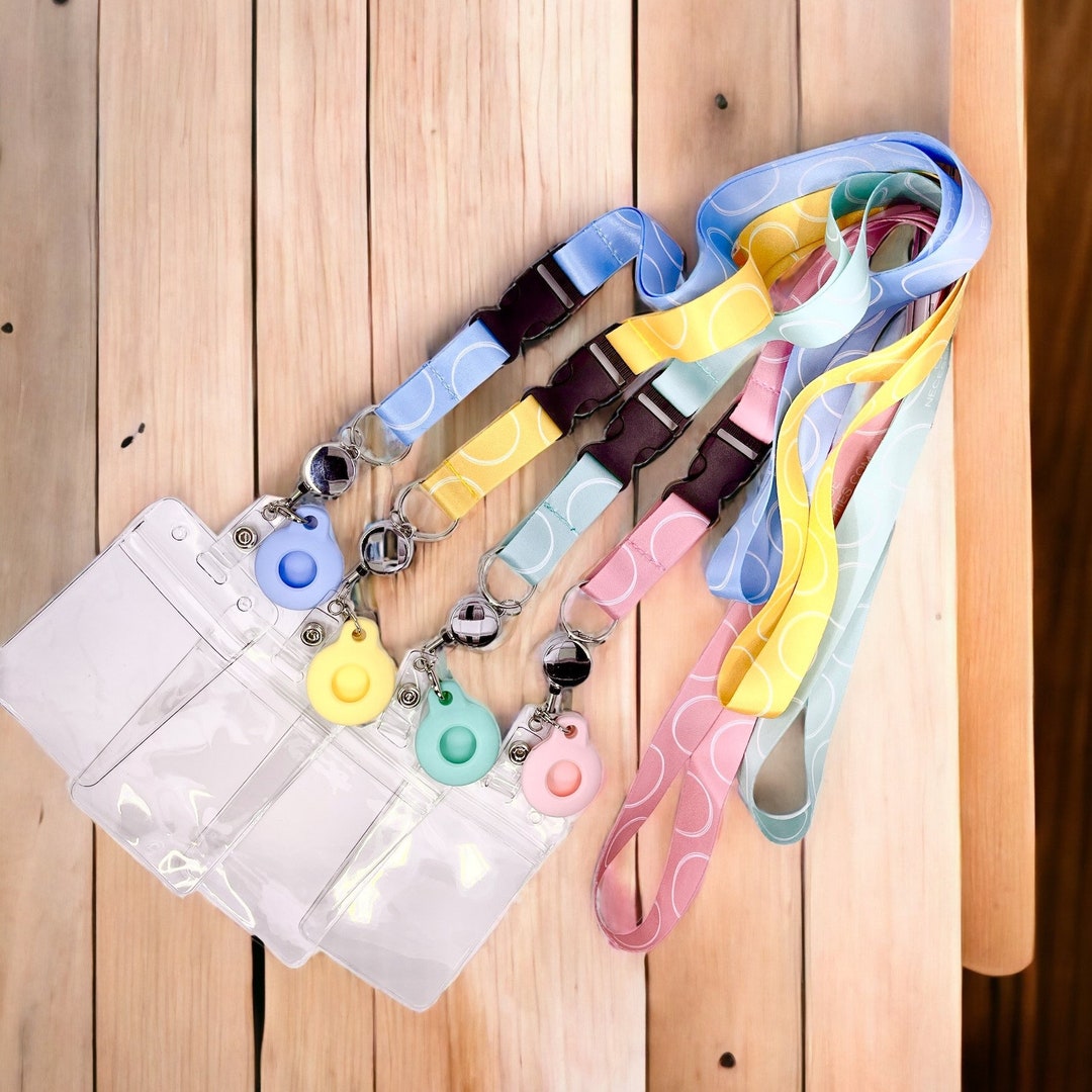 Pack of 4 Lanyards - Summer Collection Beach-vibe Cruise Lanyard Travel ...