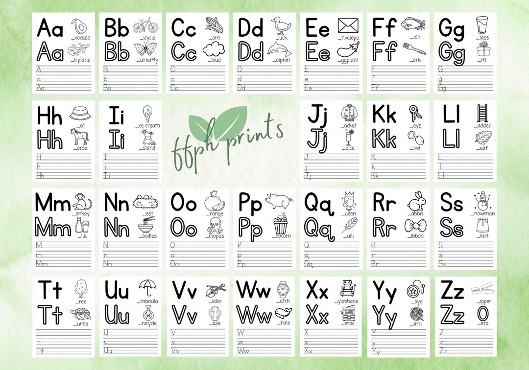 Preschool Worksheets, Preschool Alphabet Worksheets, Write Letters ...