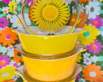 New in Original Box Pyrex Spring Blossom Nesting Bowls, Pyrex Spring ...