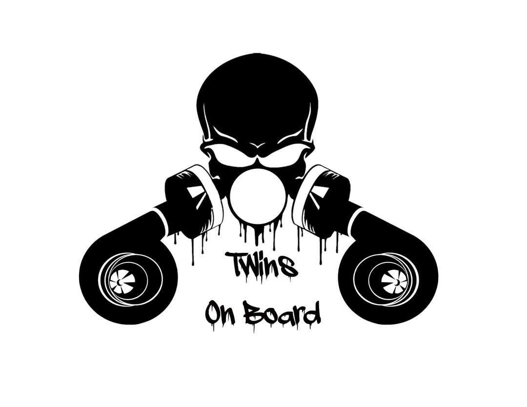 Twin Turbo Decal - Etsy