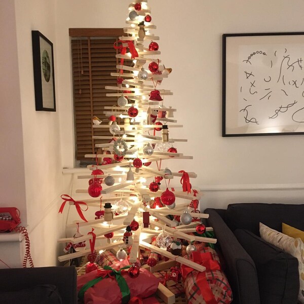 Large Wooden Christmas Tree - Etsy UK