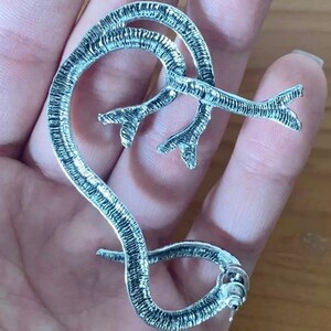 Gothic Demonic Wicca Witch Devil Snake Ear Cuff Medieval - Etsy