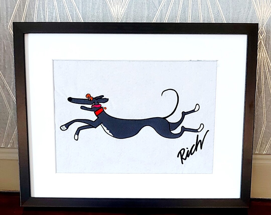 Richard Skipworth, Richard Skipworth Print, Embroidered Print, Dog ...