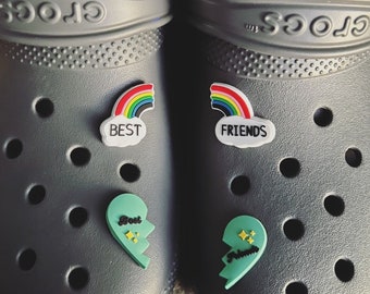 Best Friend Croc Charms - Etsy UK