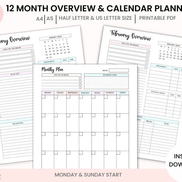 Month at a Glance - Etsy