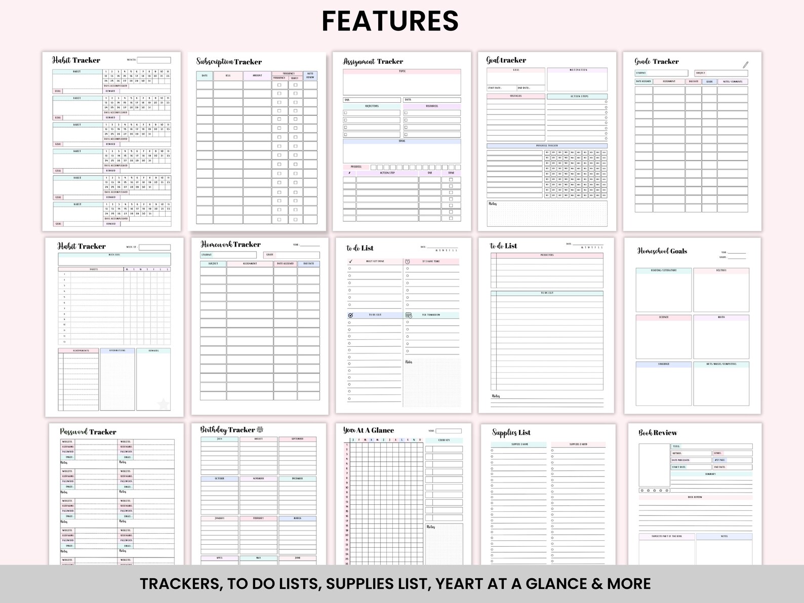 2023-2024 Homeschool Planner, Homeschool Planning, Teacher Planner ...